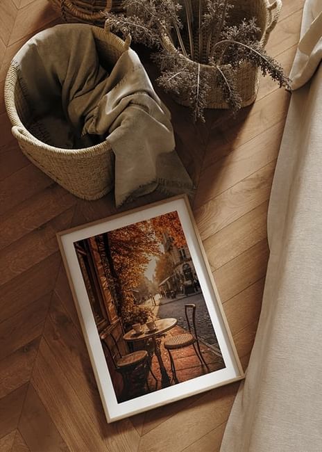 Autumn Café Poster | | Gallerix.se