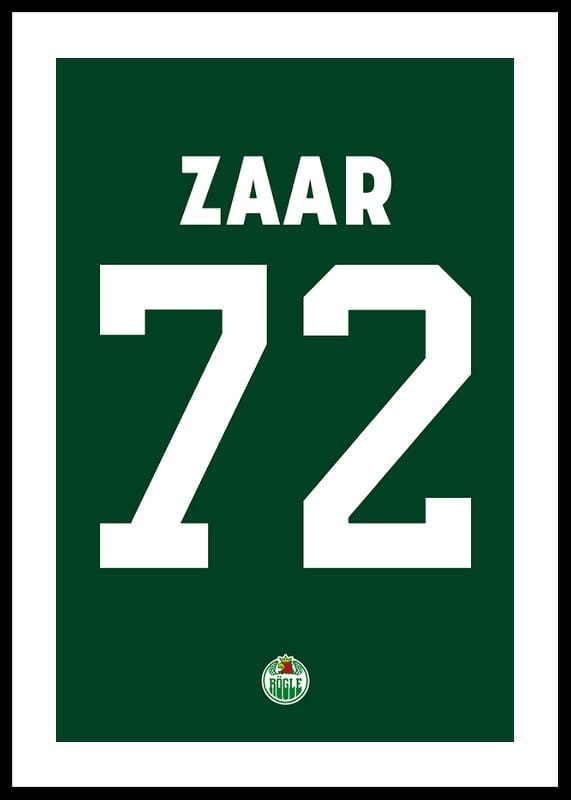 Daniel Zaar #72 Rögle BK 2023/2024 Poster | Rögle BK | Gallerix.se