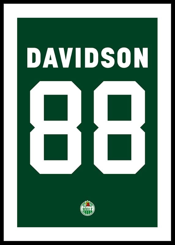 Brandon Davidson #88 Rögle BK 2023/2024 Poster | Rögle BK | Gallerix.se