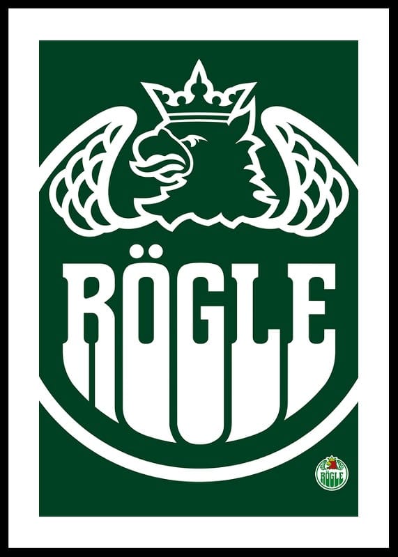 Rögle BK Logo Enfärg Poster | | Gallerix.se