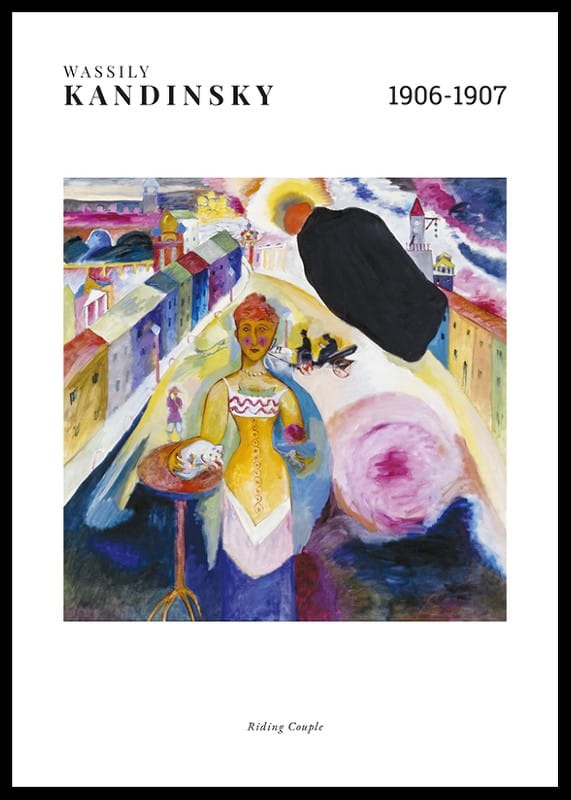 Riding Couple By Wassily Kandinsky Poster | Kunstposter | Gallerix.de