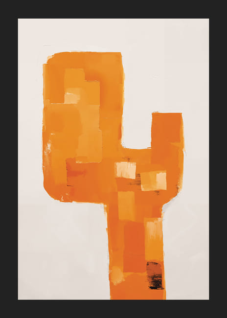 Amber Abstraction Poster | Abstrakte | Gallerix.de