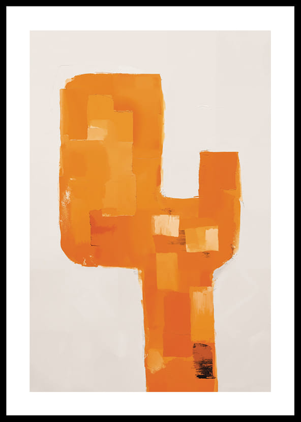 Amber Abstraction Poster | Abstrakte | Gallerix.de