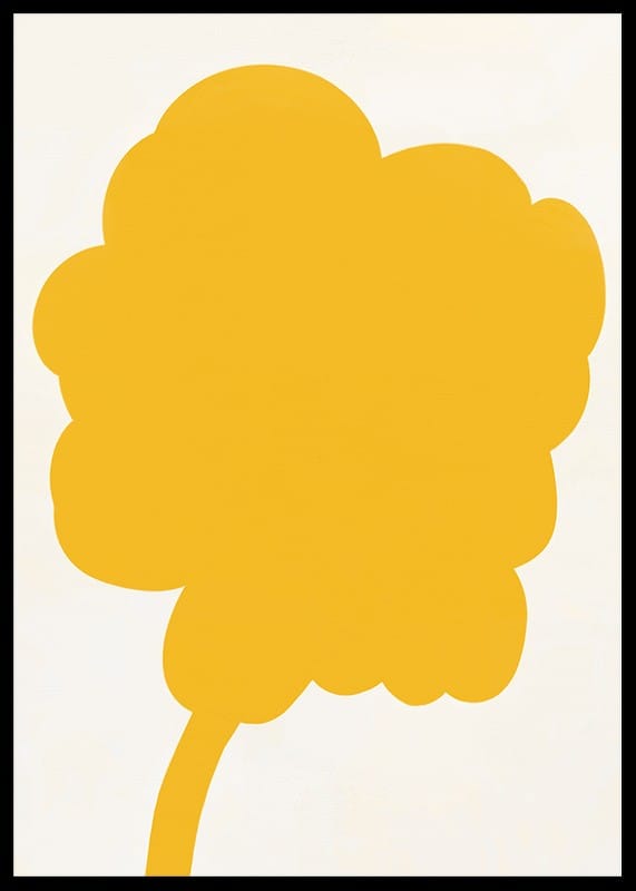Mellow Yellow Thoughts Poster | Grafiskt | Gallerix.se
