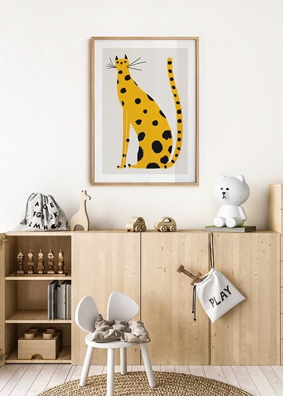 The Spotted Cat Plakat | Børneplakater | Gallerix-home.dk