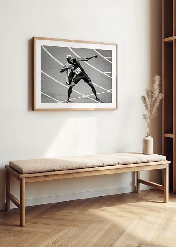 Usain Bolt Gold 2016 Poster | Sport och Träning | Gallerix.se