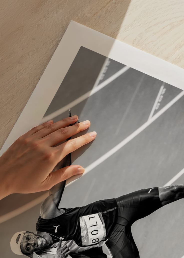 Usain Bolt Gold 2016 Poster | Sport och Träning | Gallerix.se