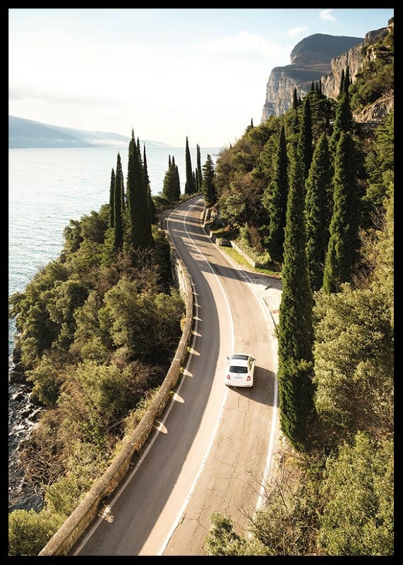 Coastal Lakeside Drive Poster | Natur | Gallerix.se