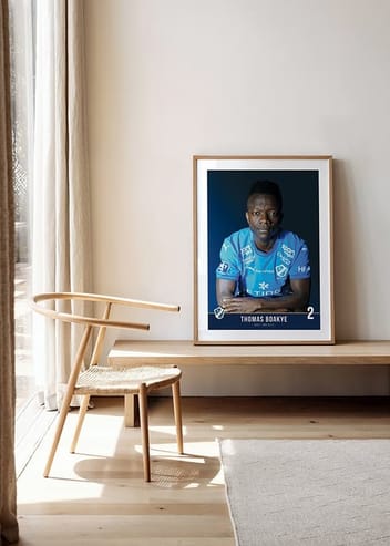 Thomas Boakye #2 Halmstads BK 2024 Poster | Halmstads BK | Gallerix.se