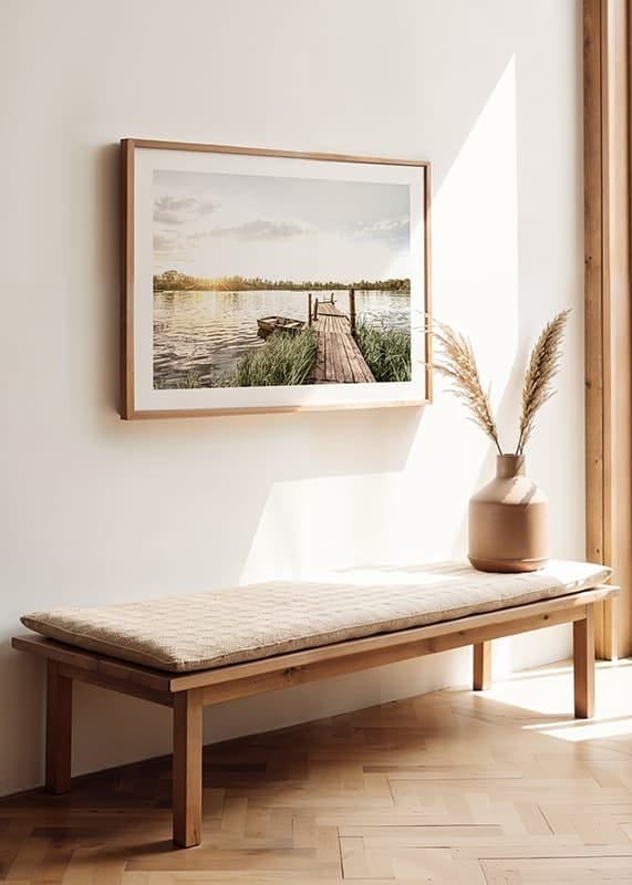 Lakeside Sunrise Poster | Naturbilder | Gallerix.de