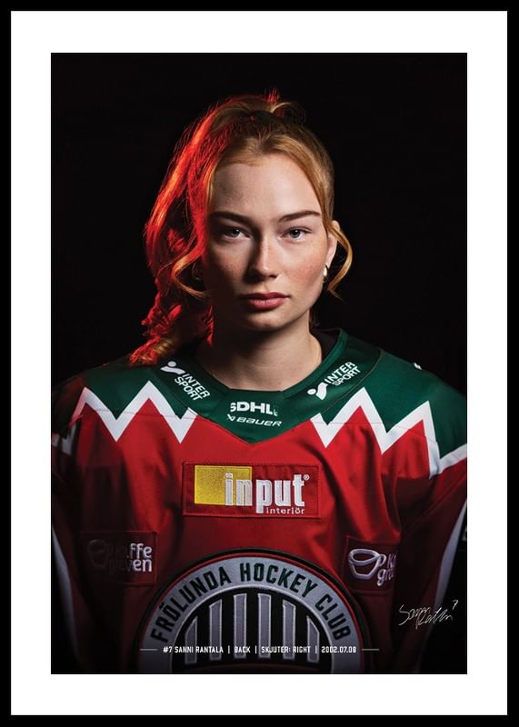 Sanni Rantala #7 Frölunda HC 2024/2025 Poster | Frölunda HC | Gallerix.se