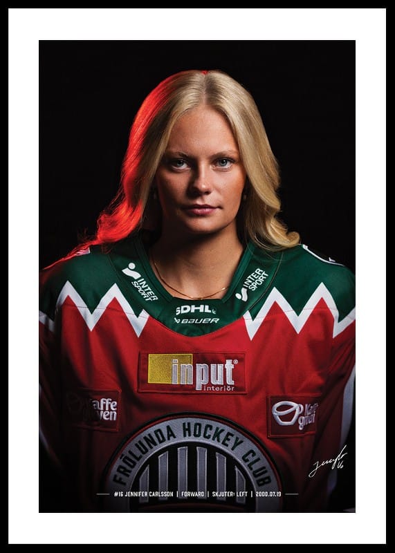 Jennifer Carlsson #16 Frölunda HC 2024/2025 Poster | | Gallerix.se