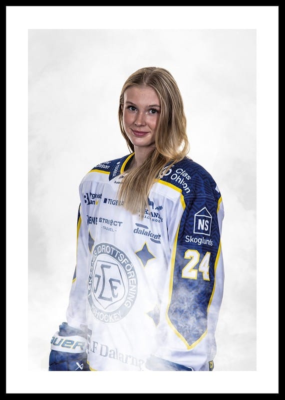 Wilma Tagesson #24 Leksands IF 2024/2024 Poster | Leksands IF | Gallerix.se
