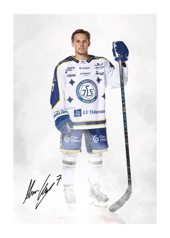 Marcus Karlberg #7 Leksands IF 2024/2024 Poster | Leksands IF | Gallerix.se