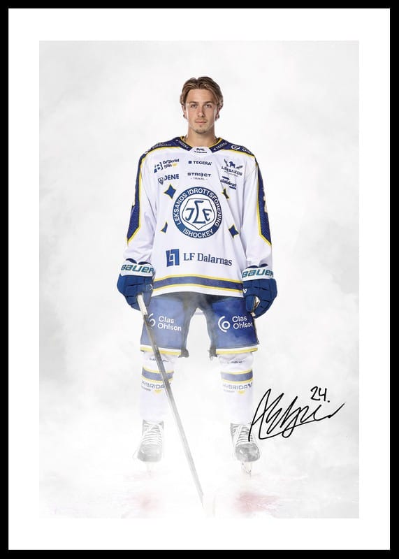 Arvid Eljas #24 Leksands IF 2024/2024 Poster | Leksands IF | Gallerix.se