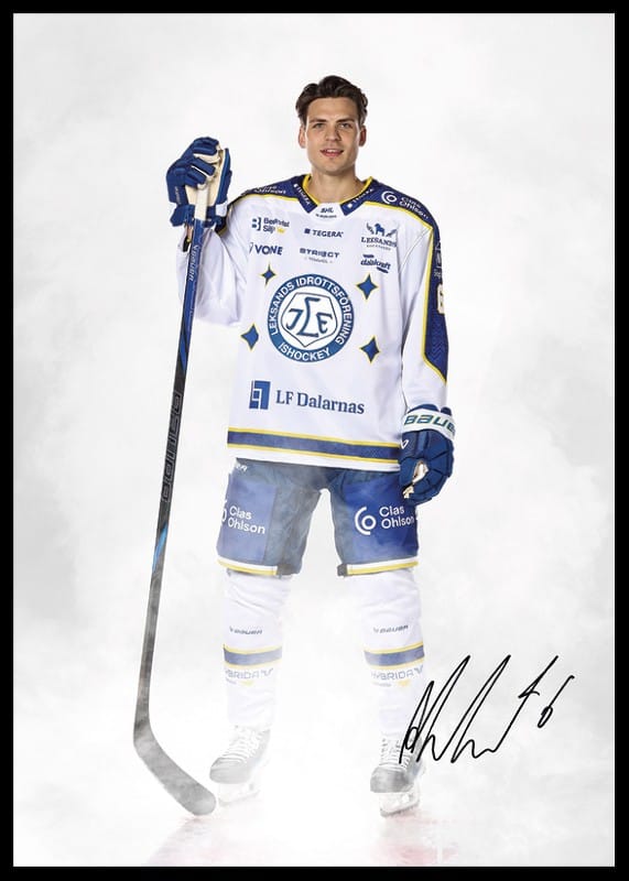 Alexander Lundqvist #6 Leksands IF 2024/2024 Poster | Leksands IF | Gallerix.se