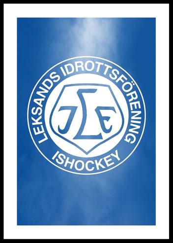 Logo Effect Leksands IF Poster | Leksands IF | Gallerix.se
