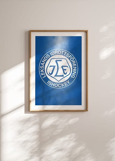 Logo Effect Leksands IF Poster | Leksands IF | Gallerix.se