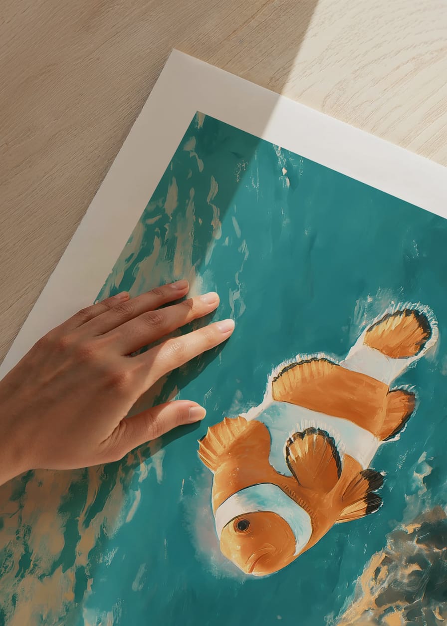 Clownfish Beneath The Waves Poster | Tiere | Gallerix.de