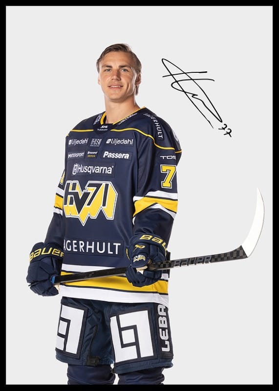 Herman Hansson #77 HV71 2024/2025 Poster | HV71 | Gallerix.se