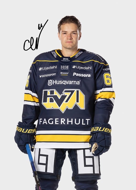 Olle Strandell #66 HV71 2024/2025 Poster | HV71 | Gallerix.se