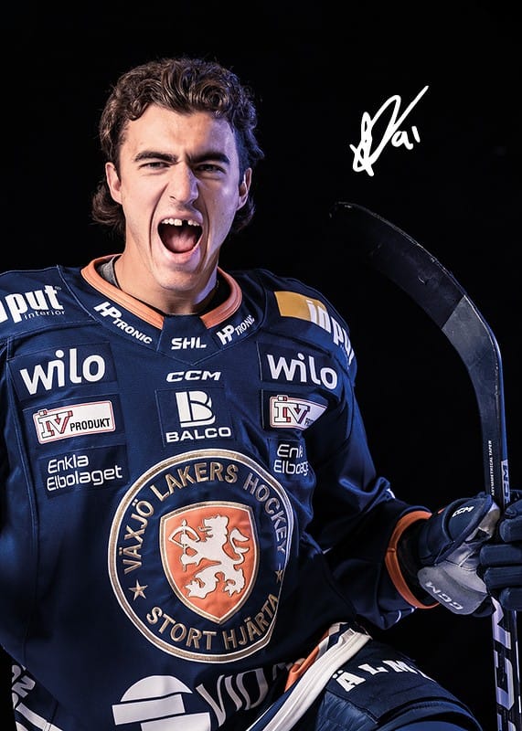 Félix Robert #91 Växjö Lakers 2024/2025 Poster | Växjö Lakers | Gallerix.se