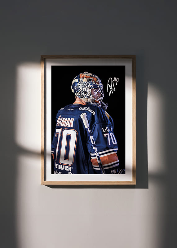 Adam Åhman #70 Växjö Lakers 2024/2025 Poster | Växjö Lakers | Gallerix.se