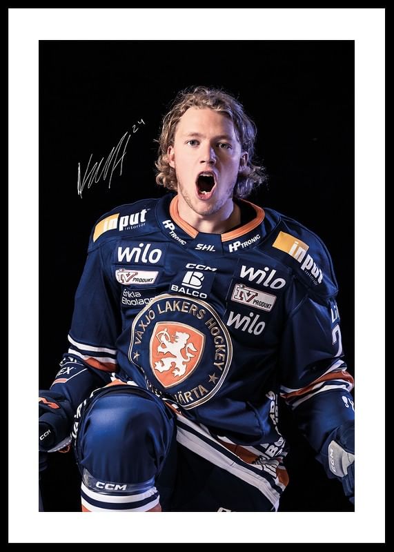 Karl Henriksson #24 Växjö Lakers 2024/2025 Poster | Växjö Lakers ...