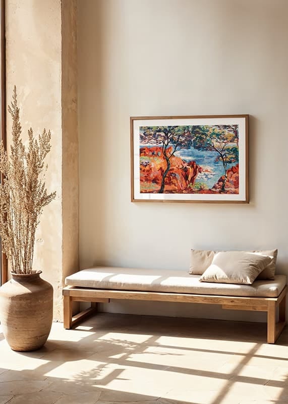 Rochers De l’Ile Besse Agay By Armand Guillaumin Poster | Berühmte ...