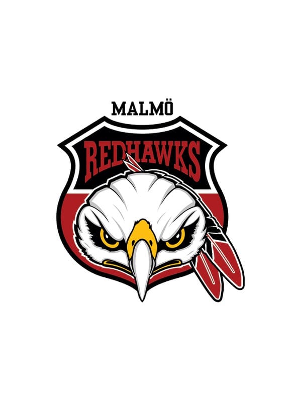 Logo Vit Malmö Redhawks Poster | Malmö Redhawks | Gallerix.se