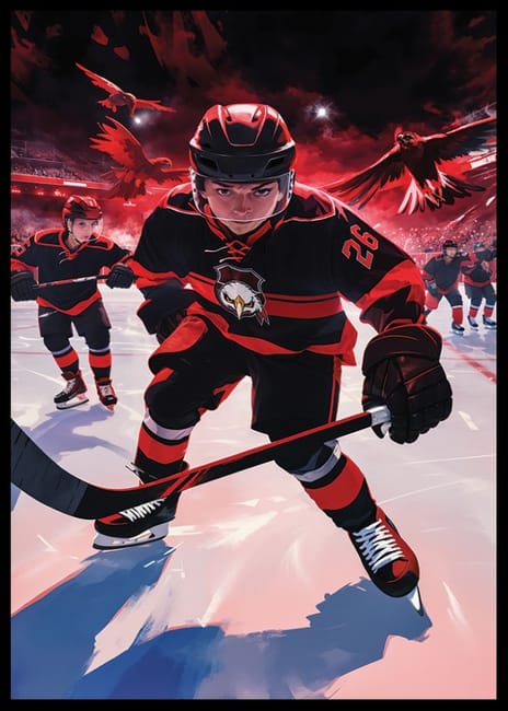Rise of the Hawks Malmö Redhawks Poster | Malmö Redhawks | Gallerix.se