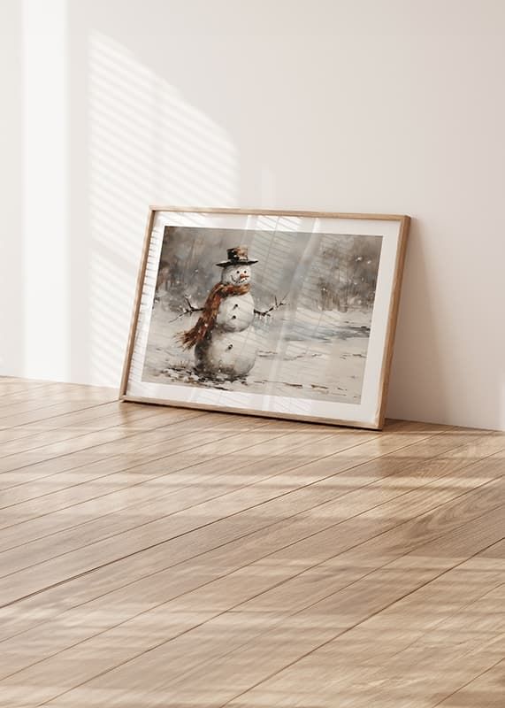 A Snowy Companion Poster | Weihnachten | Gallerix.de