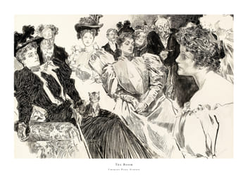 Tea Room By Charles Dana Gibson Poster | Berömda konstnärer | Gallerix.se