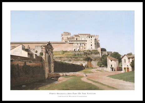 Porta Angelica And Part Of The Vatican By Christoffer Wilhelm ...