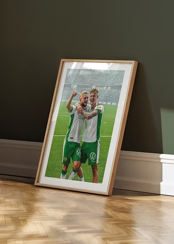 2024 Simon Strand Fredrik Hammar Hammarby IF Poster | Hammarby IF ...