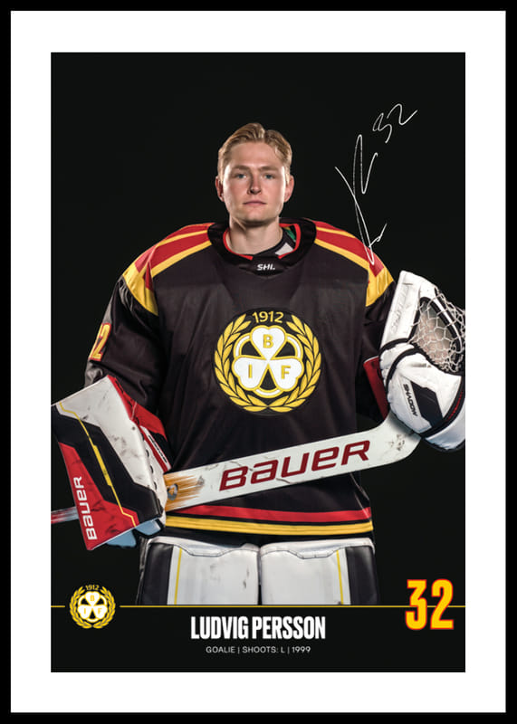 Ludvig Persson #32 Brynäs IF 2024/2025 Poster | Brynäs IF | Gallerix.se
