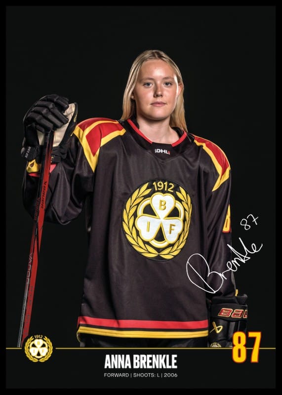 Anna Brenkle #87 Brynäs IF 2024/2025 Poster | Brynäs IF | Gallerix.se