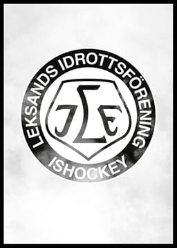 Logo Effect B&W Leksands IF Poster | | Gallerix.se