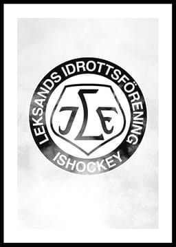 Logo Effect B&W Leksands IF Poster | | Gallerix.se