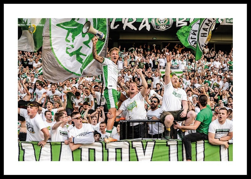 2024 Fredrik Hammar Med Supportrar Hammarby IF Poster | Hammarby IF ...