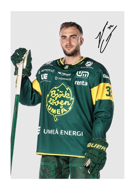Jacob Olofsson #32 IF Björklöven 2024/2025 Poster | Björklöven ...