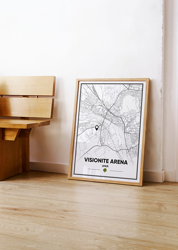 Visionite Arena Karta IF Björklöven Poster | Björklöven | Gallerix.se