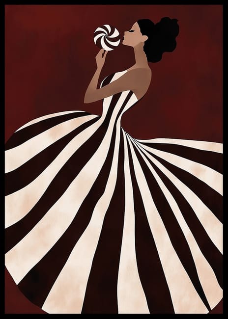 Twirl Of Temptation Poster | Aquarell | Gallerix.de